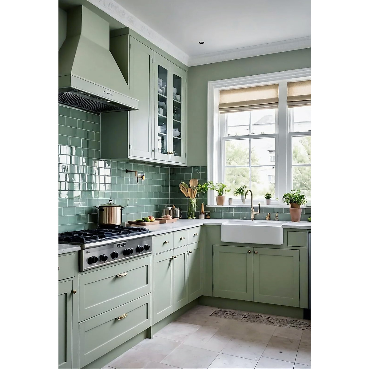 Dimoon 118''x17.7'' Green Peel and Stick Wallpaper Contact Paper Modern Self Adhesive Wall Paper Removable Renter Friendly Textured Solid Color Shelf Cabinet Vinyl Roll (118''x17.7'',Light Green)