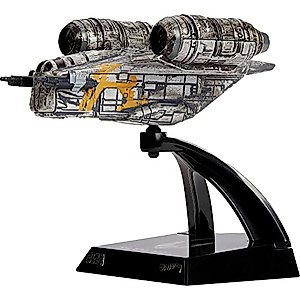Hot Wheels Star Wars Starships Select, Premium Replica of Razor Crest, Moveable Parts, Premium Stand, Gift for Adult Collectors