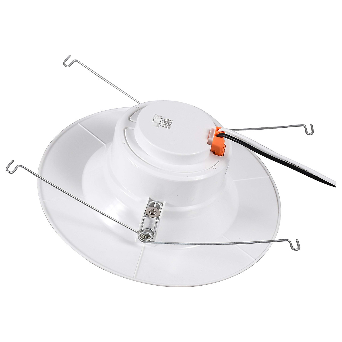 SYLVANIA 40631 LED Recessed Downlight with White Baffle Reflector 5" / 6", 8.5W, Dimmable, 92 CRI, 725 Lumens, 5000K, Daylight - 1 Pack (40631)