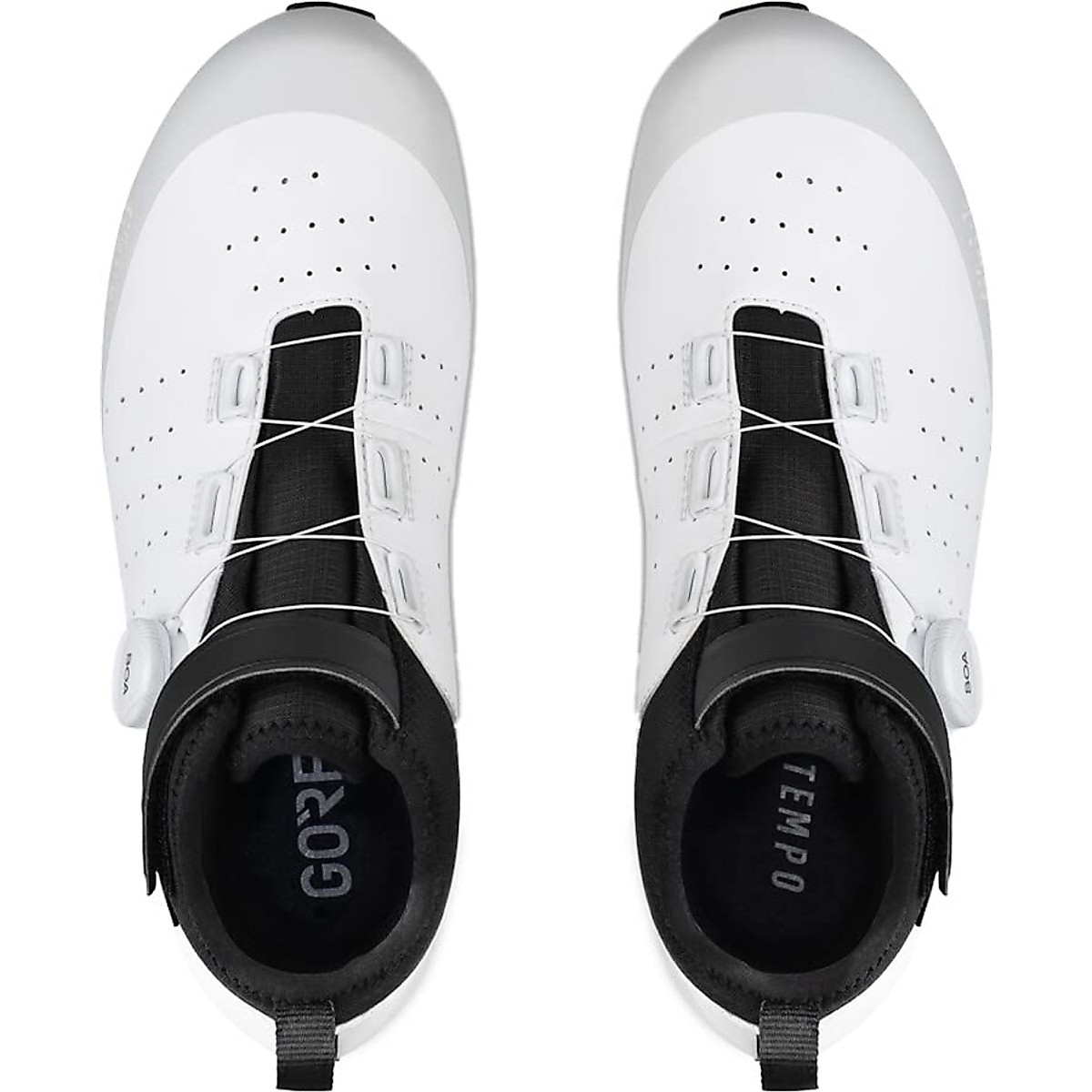Fizik Road Cycling Winter Shoes Tempo Artica R5 GTX Gore-Tex - White/Black - 45.5 - (11.5-12 US)