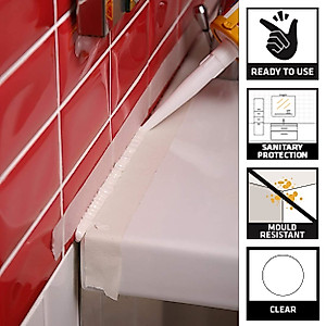 Sikasil-GP, Clear, General Purpose Acetoxy Silicone Sealant, 295ml Cartridge