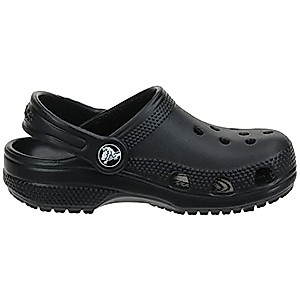 Crocs Kids' Classic Clog , Black/Black, 13 Little Kid