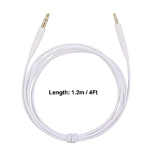 QC35 Cable 3.5 to 2.5 Extension Cord Replacement Audio Cable Line Compatible with Bose QuietComfort 45/35 II Wireless Headphones 700 / QC35 II / QC35 QC45(Series I) / SoundLink II On-Ear 2 OE2 OE2i