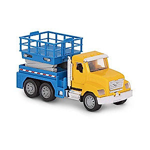 Driven by Battat – Toy Scissor Lift Truck For Kids – Small Conctruction Vehicle Toy – Lights & Sounds – Movable Parts – 3 Years + – Micro Scissor Lift Truck