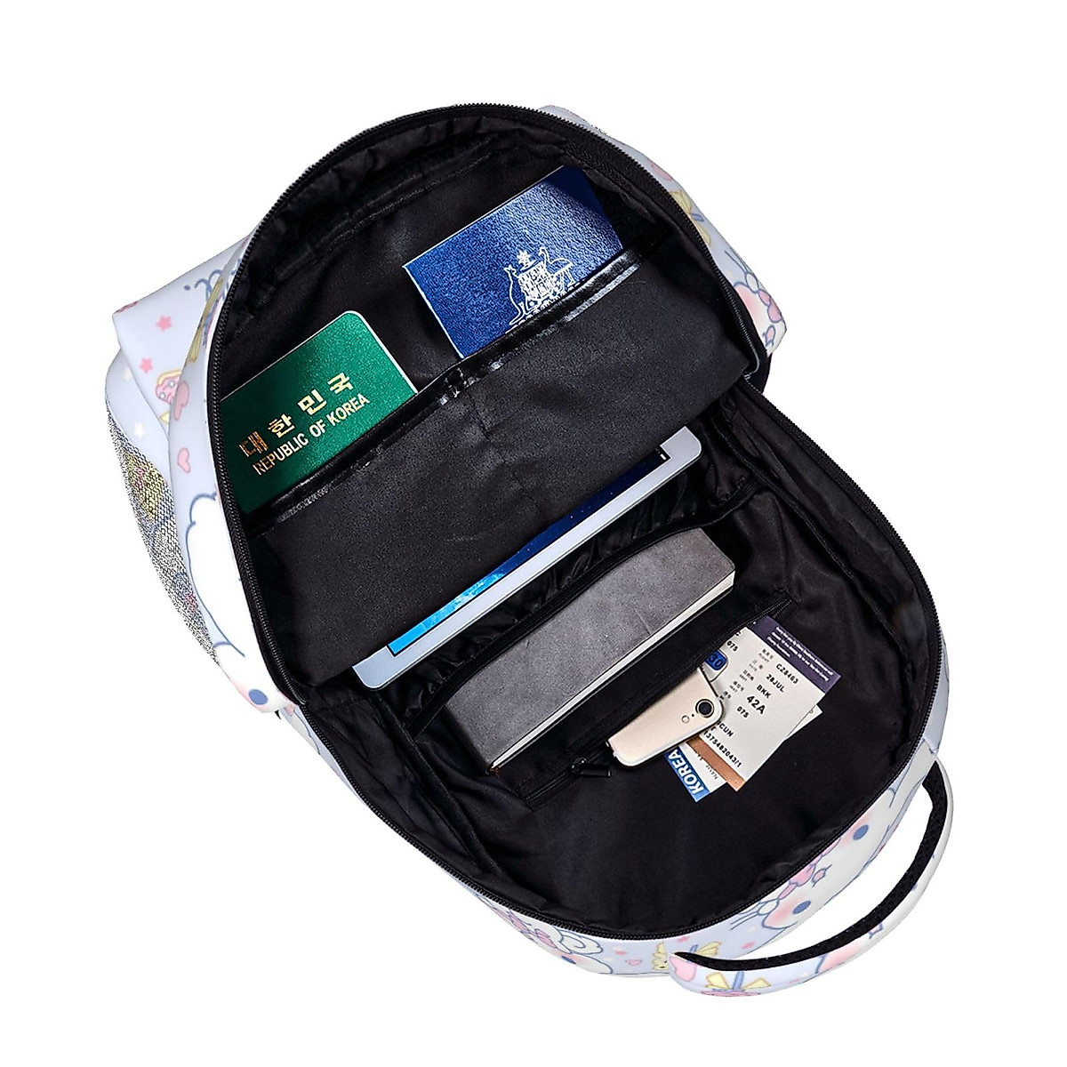 PAZKJCLCQ Kawaii Backpack Cartoon Lightweight Multifunction Laptop Backpack Cute Daybag Travel Bag…