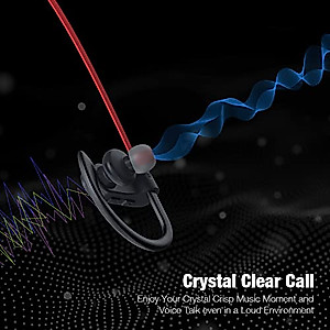 Boean Bluetooth Headphones Wireless Earbuds Bluetooth 5.3 Running Headphones IPX7 Waterproof Earphones with 15 Hrs Playtime Stereo Sound Isolation Headsets for Workout Gym