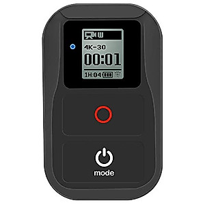 Suptig Remote WiFi Remote Compatible for Gopro Hero 8 Hero 7 Black Hero 6 Hero 5 Hero 4 Hero Session Hero 3 Hero 3+ Hero +LCD Max Fusion Waterproof Wireless Remote WiFi Remote (Black)