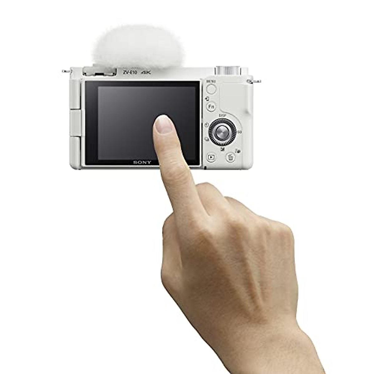 Sony Alpha ZV-E10 - APS-C Interchangeable Lens Mirrorless Vlog Camera - White