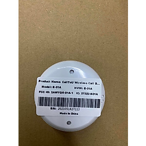 CallToU Wireless Call Buttons for Caregiver Pager and Restaurant Calling Pager Waterproof 500+ Feet Operating Range for Elderly/Patient/Disable（Need to Be Paired with Receiver to Work）
