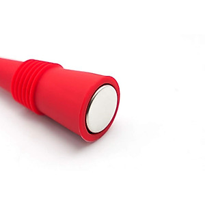 Reusable Wine Stopper (Pack of 4) | Silicone Cork Stoppers with Stainless Steel Top | Heavy Duty Food Grade Silicone Construction | Flexible Design Works with Beer Bottles Too | Easy to Clean