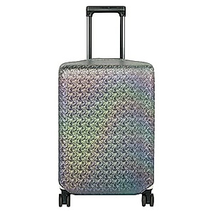 Explore Land Travel Luggage Cover Suitcase Protector Fits 18-22 Inch Luggage (Reflective Metallic, S)