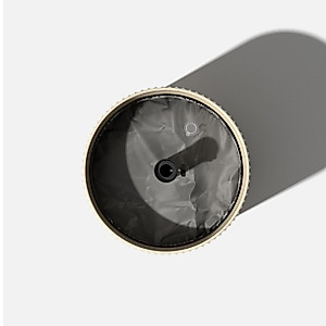 Veradek Umbrella Side Table - Outdoor Patio Table with Umbrella Hole for Porch/Patio | Durable Plastic-Concrete Material & Easy Assembly | Modern Coffee, Picnic or Poolside Table