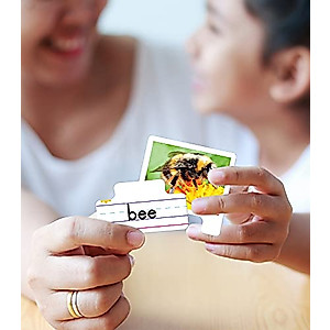 Key Education Big Box of Easy-To-Read Words Puzzles, Sight Words and Phonics Practice With Word and Photo Puzzle Pieces, Educational Games for Special Learners Ages 5+ (250 pc) , 1.5" x 2" - 2" x 2"