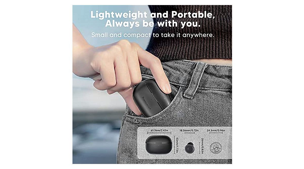 Tronsmart Wireless Earbuds with Dual Drivers and 32H Playtime