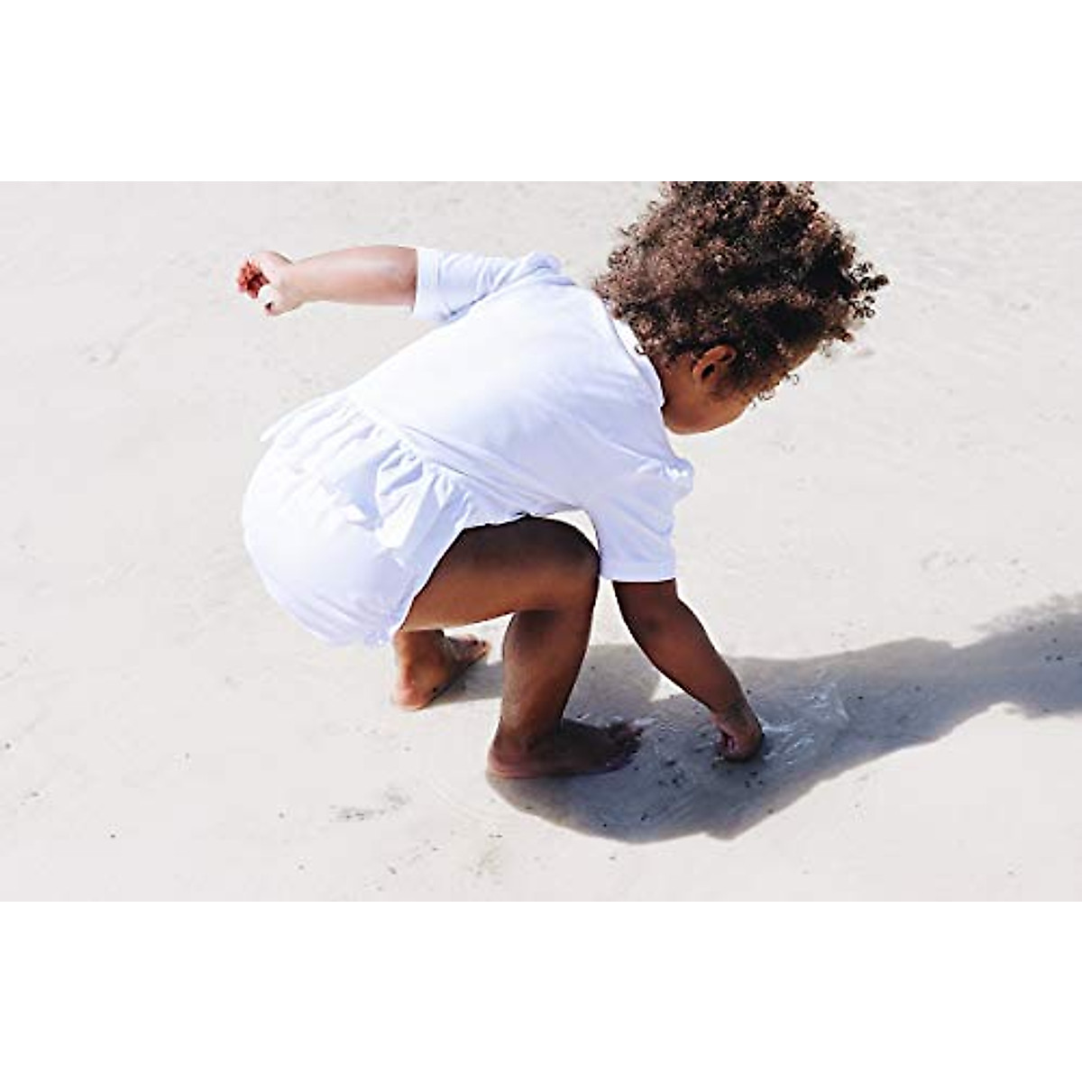 Cheeky Cloth One Size Reusable Swim Diaper (White)