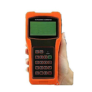 CNYST Liquid Flow Meter Ultrasonic Flowmeter with High Temperature Medium Transducer TM-1-HT and HM-HT Medium Bracket for Pipe Diameter DN50 to 300mm Max Liquid Temperature 160 Degrees Celsius