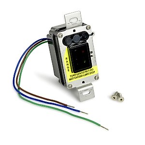Zurn - PEMS6000-26 - Plastic, Zinc Wall Sensor, Chrome/Black, For Use With Zems Closet Valves, For Use With Grainger Item