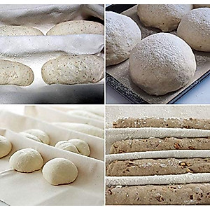 Bread Lame Set Hand Crafted with 5 replacement blade and Leather Protective Cover professional 100% Cotton Pastry bakers dough proofing couche for French Baguette loaves Artisan loaf (Small Cover)