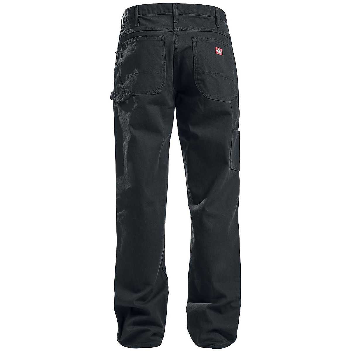 Dickies Men's Relaxed Fit Straight-Leg Duck Carpenter Jean, Black, 34W x 30L