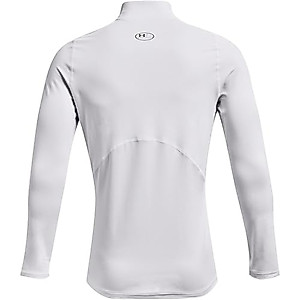 Under Armour Men's ColdGear Armour Fitted Mock, White (100)/Black, X-Large