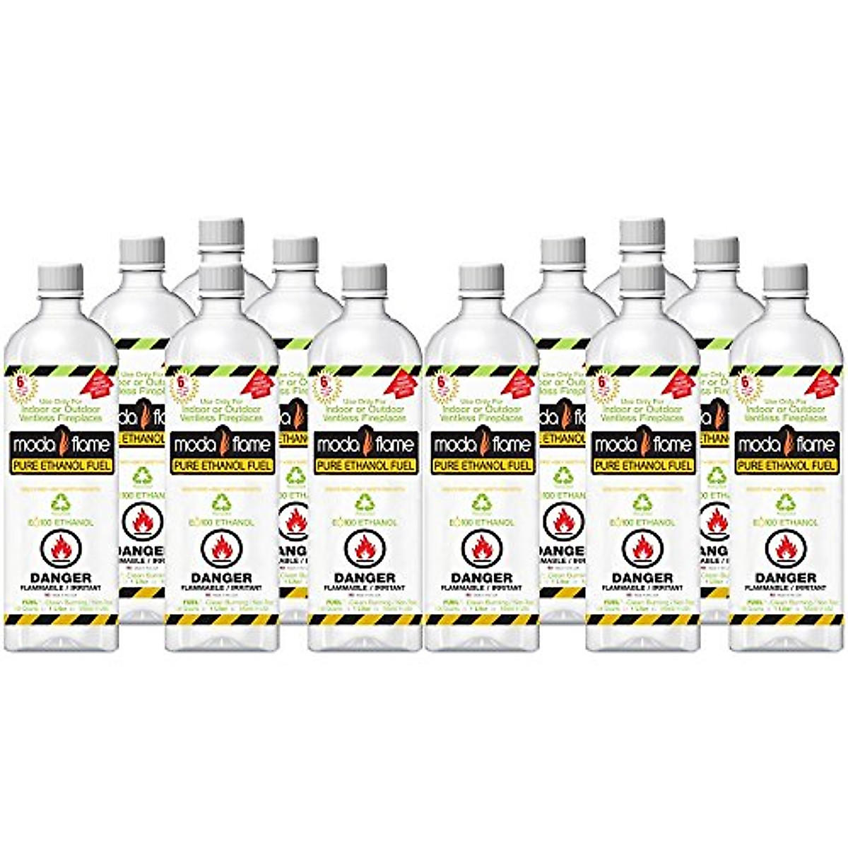 Regal Flame Bio-Ethanol Fireplace Fuel 12 Quart Bottles