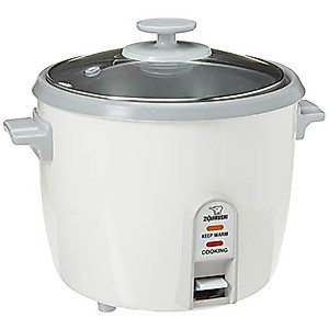 Zojirushi NHS-10 6-Cup (Uncooked) Rice Cooker, White