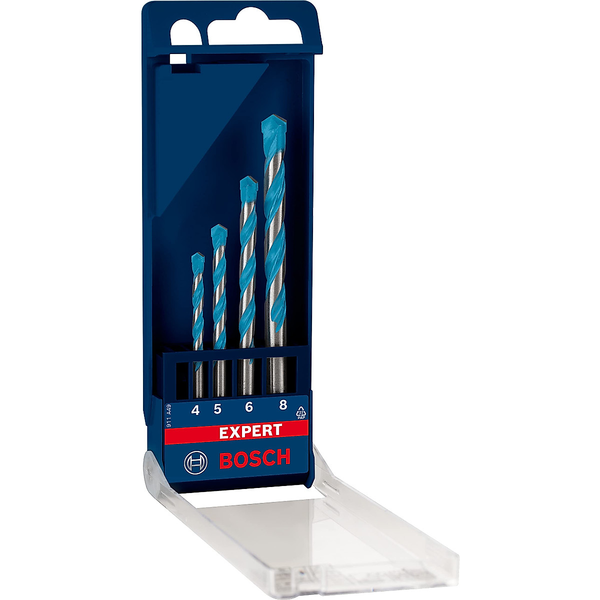 Bosch Professional 4X Expert CYL-9 MultiConstruction Drill Bit Set (for Concrete, Ø 4-8 mm, Accessories Rotary Impact Drill)