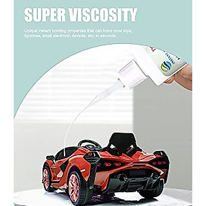 Super Instant Toy Glue,Craft Adhesive - Cyanoacrylate Glue for General Repairs Suitable for Toy,Craft,Rubber, Plastic, Ceramic, Metal, Wood and More, Thin Viscosity - Clear/20 g (0.71 oz)