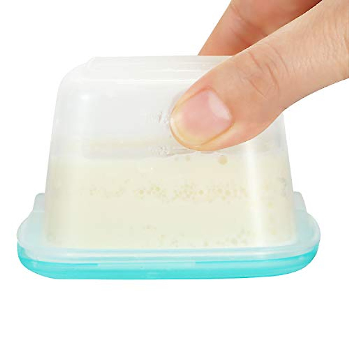 PandaEar Baby Food Snack Plastic Storage Container with Lids, 12 Pack Set BPA Free Freezer & Dishwasher Safe for Kids