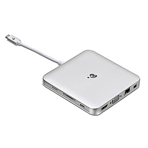 IOGEAR Compact USB-C Docking Station with PD Pass-Thru (GUD3C03)