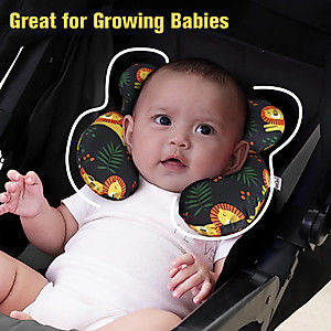 KAKIBLIN Baby Neck Pillow, Upgraded Baby Support Pillow,Baby Neck Support Pillow for Carseat, Newborn Neck Support for Car Seat,Pushchair,Travel