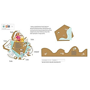 B. toys- B. baby- Baby Ballss– 1 Big Textured Ball with 5 Small Sensory Balls – Developmental Toys for Babies 6 Months +