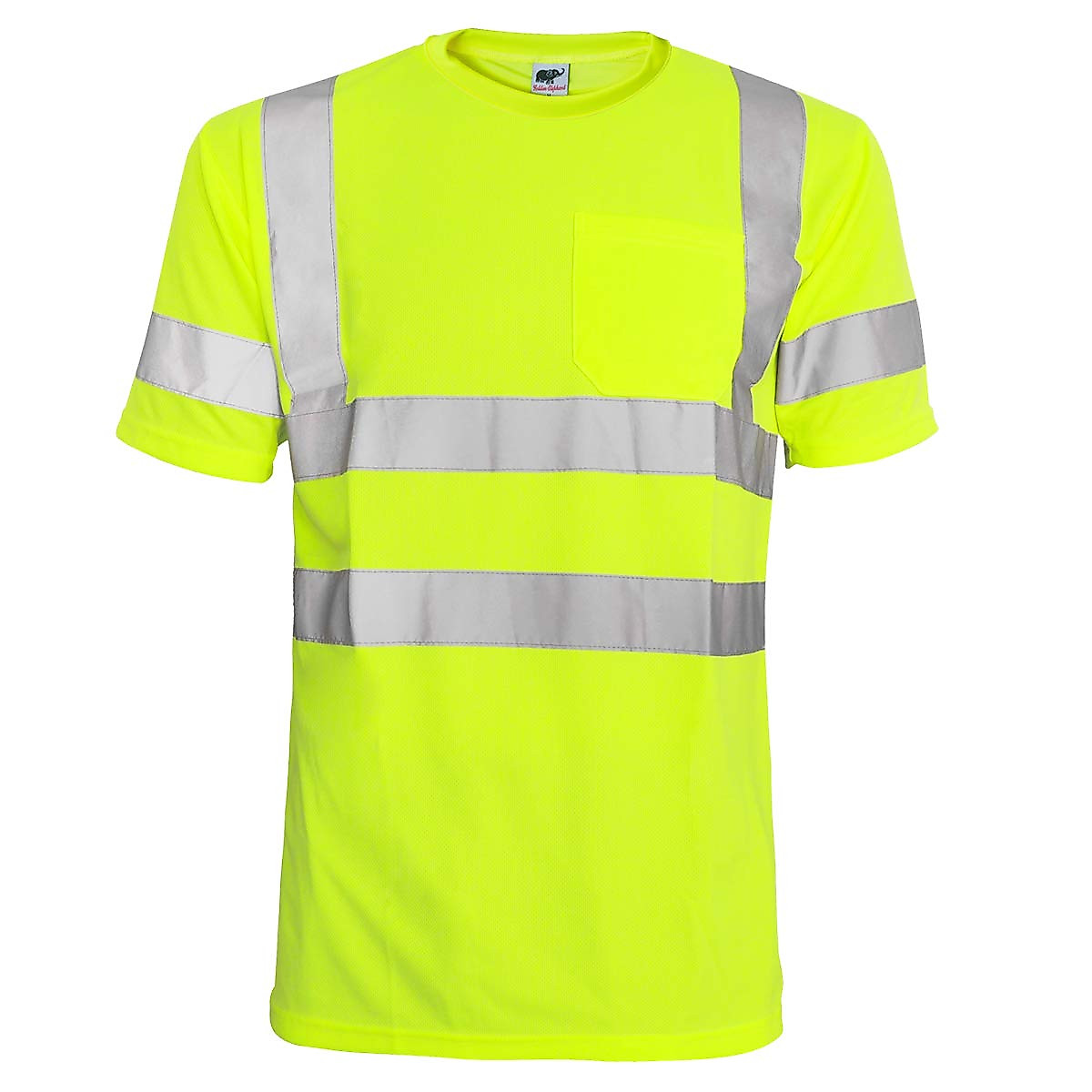 L&M Hi Vis T Shirt ANSI Class 3 Reflective Safety Lime Short Sleeve HIGH Visibility (XL)
