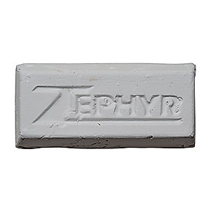 Zephyr Products AWW58-8WB White 8" Airway Buffing Wheel with 1 LB White Bar Final Finish, 1 Pack