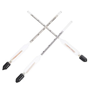 HAWILLOSCH 3pcs Sugar Meter Hydrometer Beer Sugar Gauges Liquid Gauges Wine Scales Maple Syrup Measurement Sugar Scales Sugar Content Scale Measuring Syrup Tester Glass Transparent
