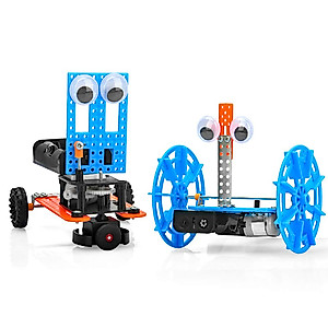 OSOYOO Robot Making Kit for Kids | Builds Two Science DIY STEM Set | Electrical Experiments for Boys Girls | Step by Step Kid Friendly Manual | Balance Car,Obstacle Avoidance car (2 kit)