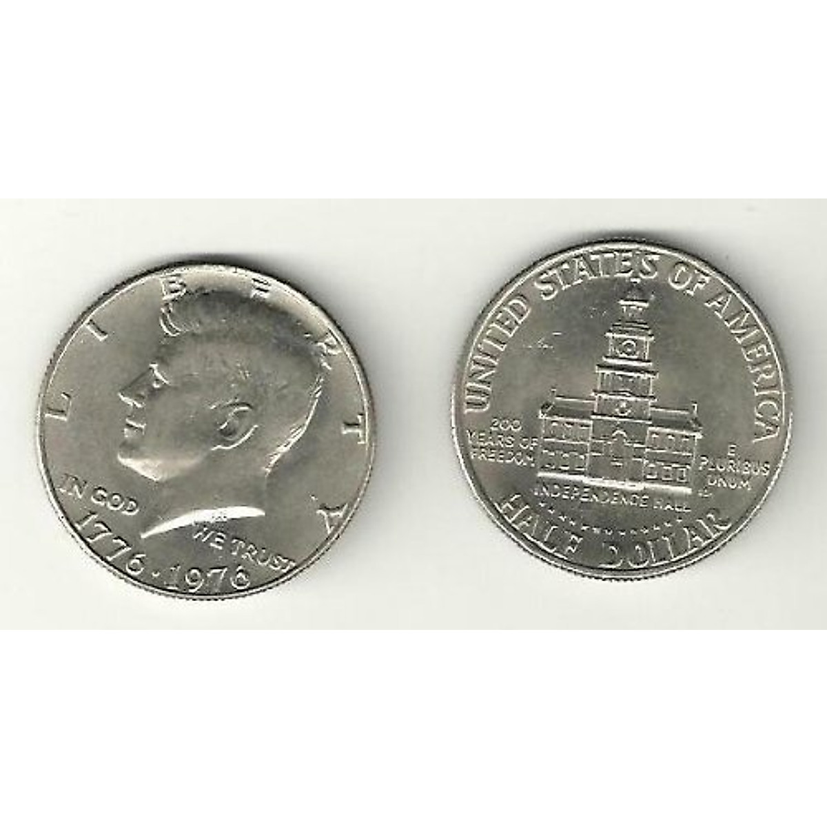 Kennedy Bicentennial Half Dollar 1776-1976 P