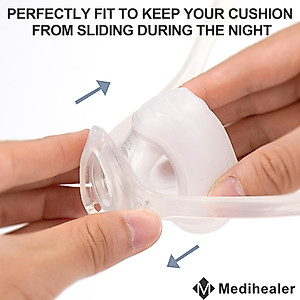 2 Packs Replacement Cushion for Wisp, Nasal Replacement Cushion for Wisp Fabric and Silicone Frame,Not Fit Dreamwisp,Great Value Supplies by Medihealer(S)