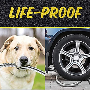 Bionic Steel PRO Garden Hose - 304 Stainless Steel Metal 75 Foot Garden Hose – Heavy Duty Garden Hose Lightweight, Kink-Free, Stronger Than Ever with Brass Fittings and On/Off Valve – 2021 Model