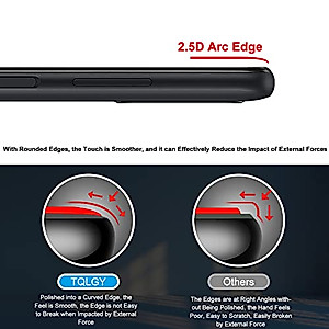 TQLGY 3 Pack Screen Protector for Samsung Galaxy A03s with 3 Pack Camera Lens Protector, Tempered Glass Film, 9H Hardness - HD - Bubble Free - Anti-Scratch - Easy Installation