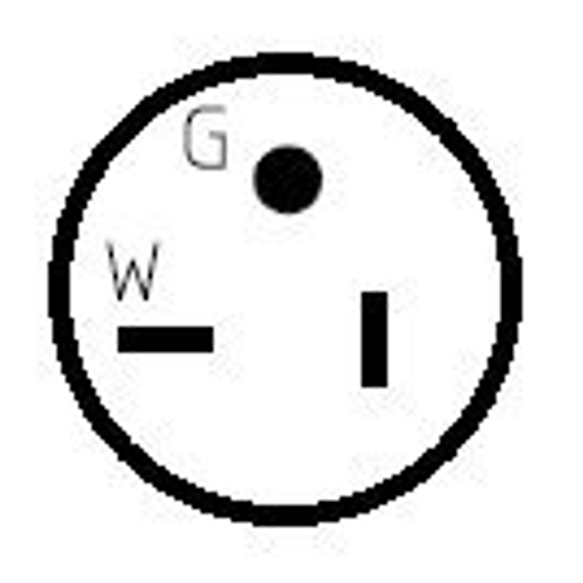 Parkworld 62282 RV Adapter Cord NEMA 5-20P to 14-50R Two Hots Bridged (ONLY Output 125V for RV, NOT for EV) 1.5 feet.