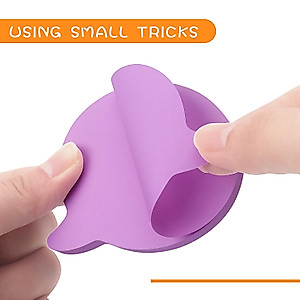 Bubble Shape Sticky Notes 8 Color Bright Colorful Sticky Pad 75 Sheets/Pad Self-Sticky Note Pads