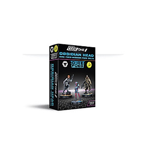 Infinity Miniatures - CodeOne: Dire Foes Mission Pack Delta: Obsidian Head - Unpainted Miniature by Corvus Belli – Compatible with Infinity and Other Tabletop RPG TTRPG