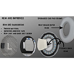 Premium Replacement NC700 Ear Pads / NC700 UC Pads Cushions Compatible with Bose NC700 Headphones/Bose Noise Cancelling 700 Headphones/Bose NC700 UC Headphones (Grey). Great Comfort/Durability