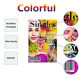 ZL 6PK Universal Refill Ink Kits Suit for Eposn for Canon for HP for Brother for Lexmark for Samsung for Dell All Inkjet Printer 3BK+1C+1M+1Y