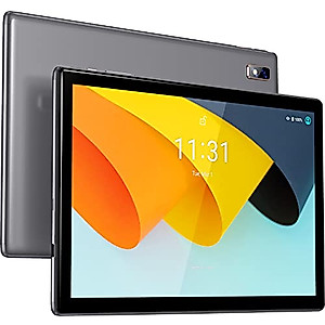 BYYBUO SmartPad A10_L Tablet 10.1 inch Android 11 Tablets, 32GB ROM Quad-Core Processor 5000mAh Battery, 1280x800 IPS HD Touchscreen 5MP+8MP Camera, Bluetooth,WiFi (Grey)