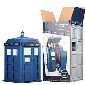 CEDAR ALPHA Wooden Tardis Cookie Jar, Desk Shed, Wood Desk Shed Pen Pencil Holder, Container