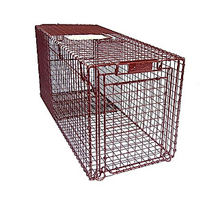 Tru Catch 30FCD Fat Cat Humane Live Animal Trap - Easy & Safe Catch & Release Animal Trap for Cats, Rabbits, & Other Small Animals - Durable & Humane TNR Trap - (30" L x 14" H x 12" W)