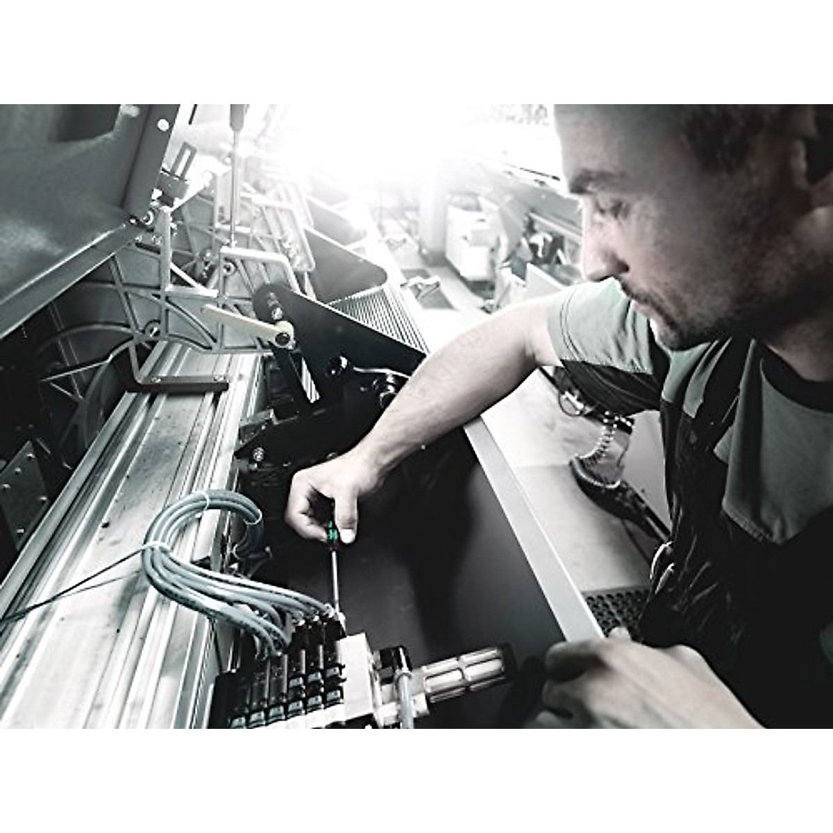 Wera 05118020001 2050 PH Screwdriver for Phillips Screws for Electronic Applications, PH 00 x 60 mm, Black