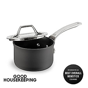 Calphalon Signature Hard-Anodized Nonstick 1-Quart Sauce Pan with Cover